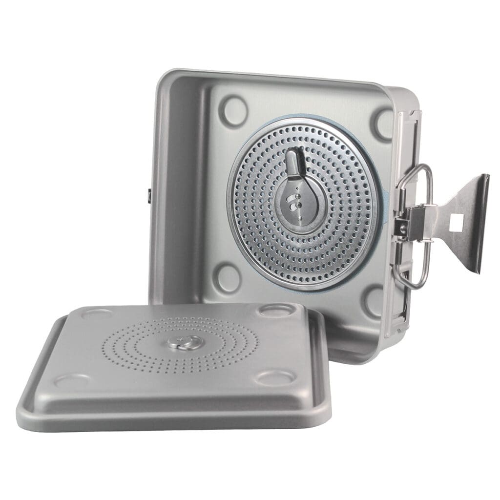 Container with Lid - Half Size - Perforated Base - 12.3x11x4" - BOSS ...