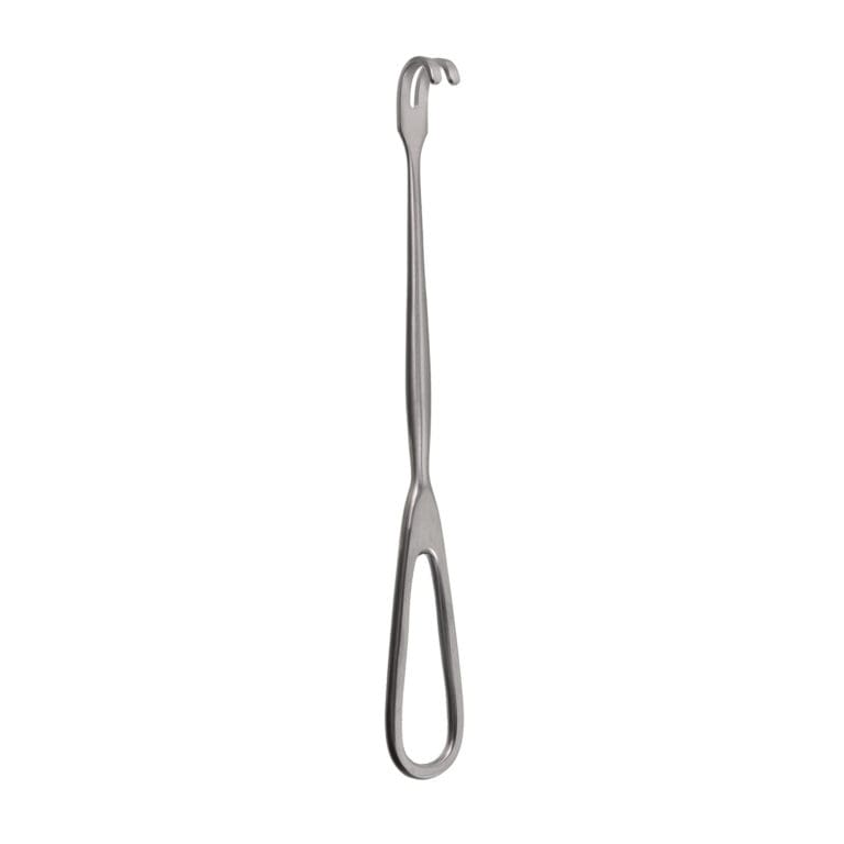 8 3/4" Volkman Retractor - USA 2 prong blunt - BOSS Surgical Instruments