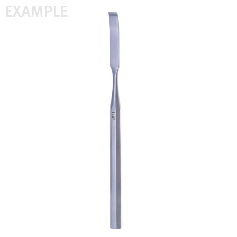 Hoke Osteotome - 5" curved 1/8" - BOSS Surgical Instruments