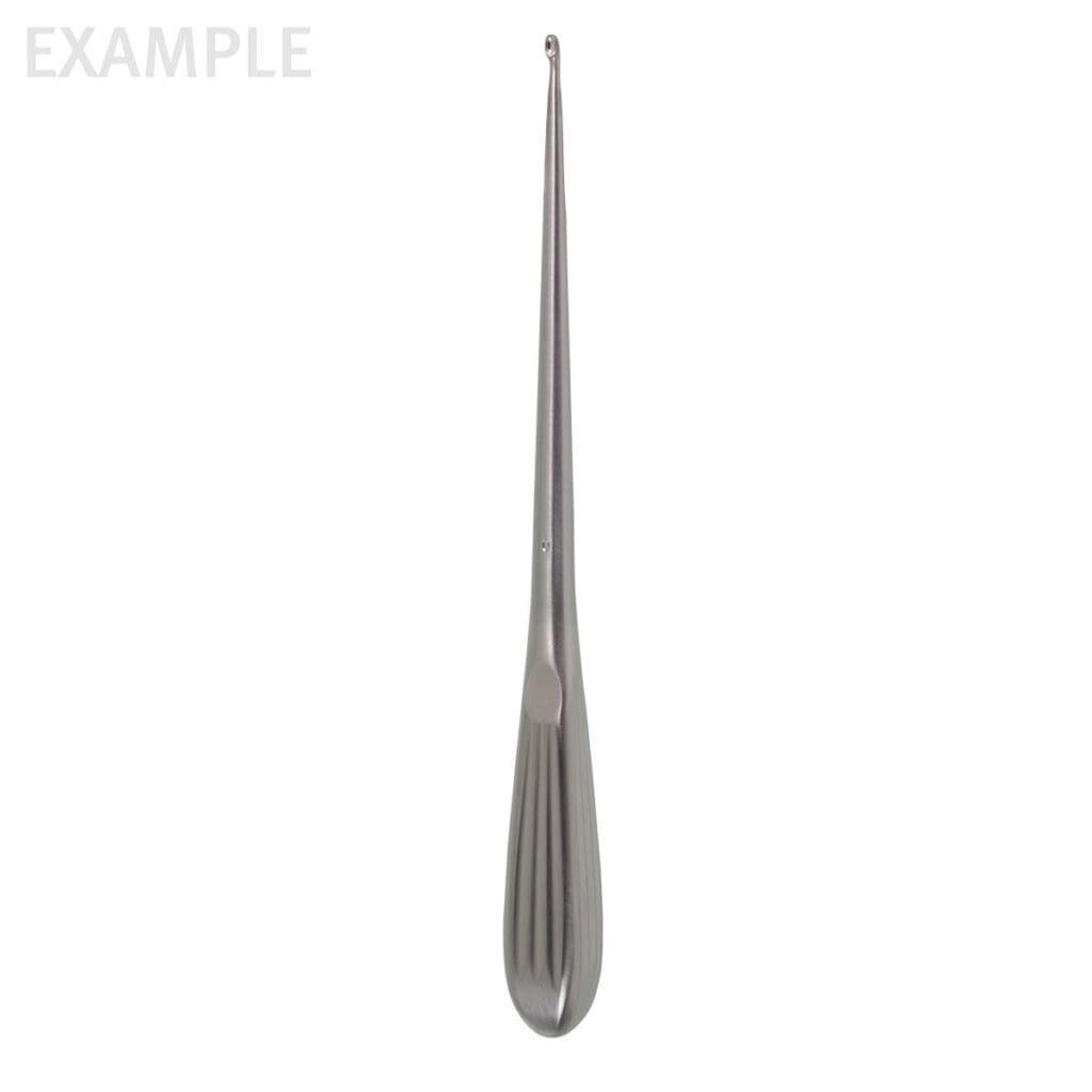 Spinal Fusion Curette - straight Flat Back 1-0 - BOSS Surgical Instruments