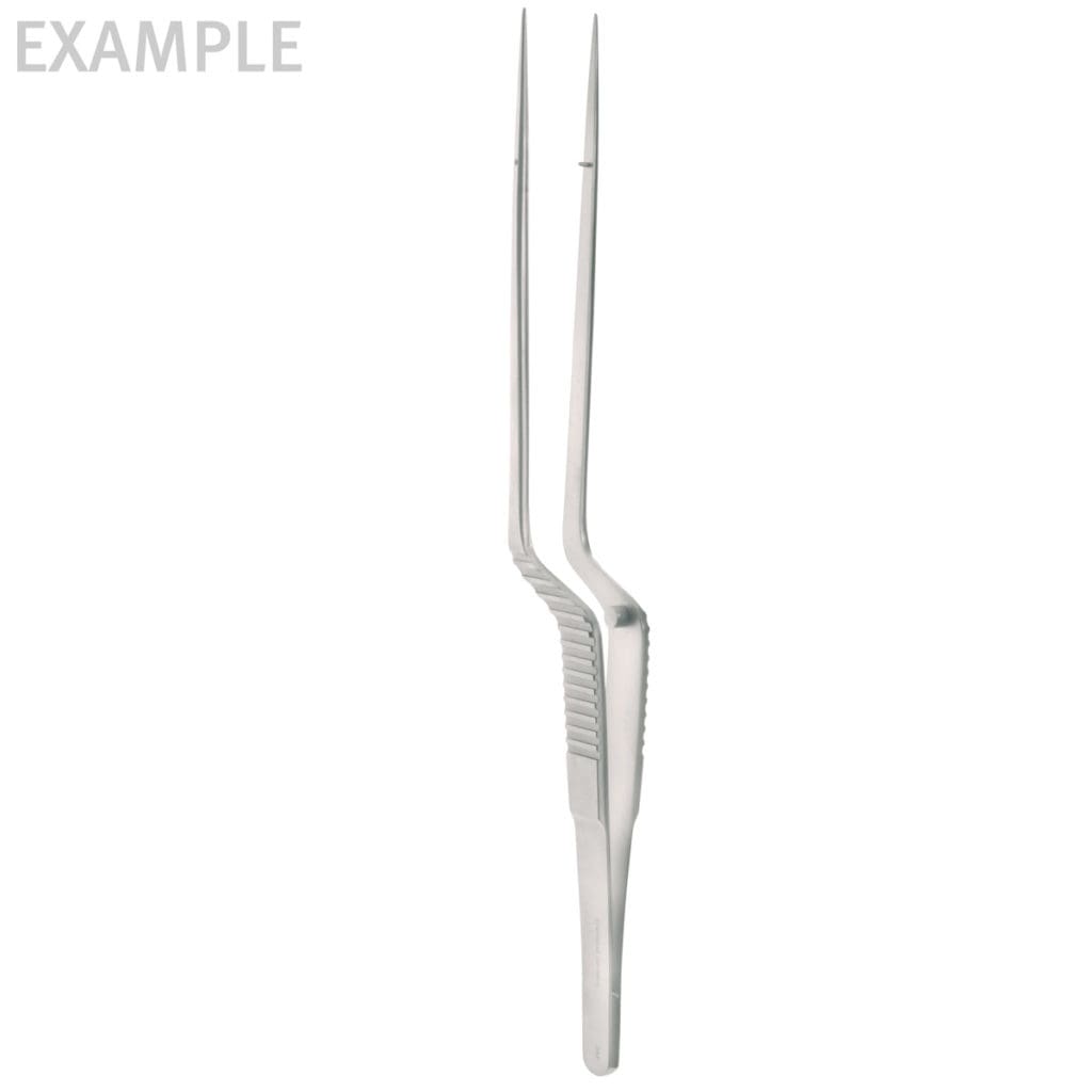 Jacobson Bayonet Forceps - Sharp Tips - 7.25" - BOSS Surgical Instruments