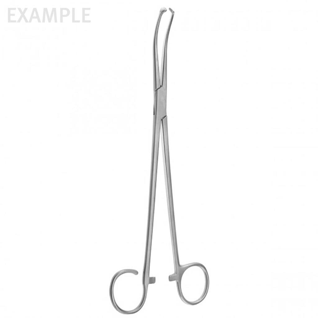 7" White Tonsil Forceps medium curve - BOSS Surgical Instruments