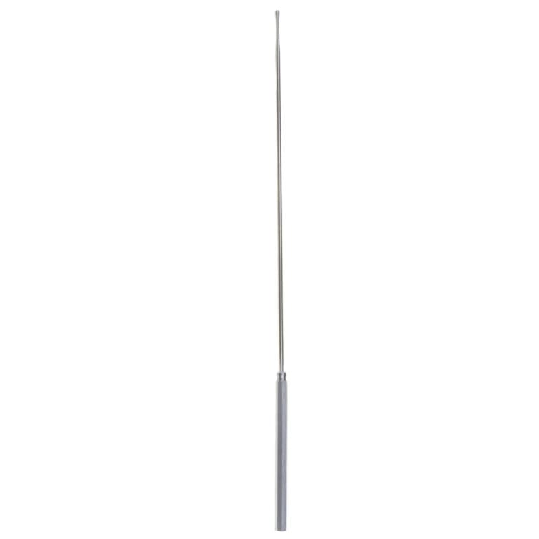 8" Pratt Rectal Probe - malleable sterling - BOSS Surgical Instruments