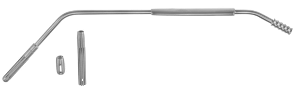 Intracardiac Suction - 135° angled 3 tips - BOSS Surgical Instruments