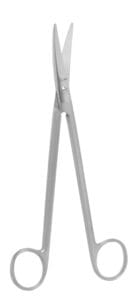 7 1/4" Cooley Cardio Scissors - curved - BOSS Surgical Instruments