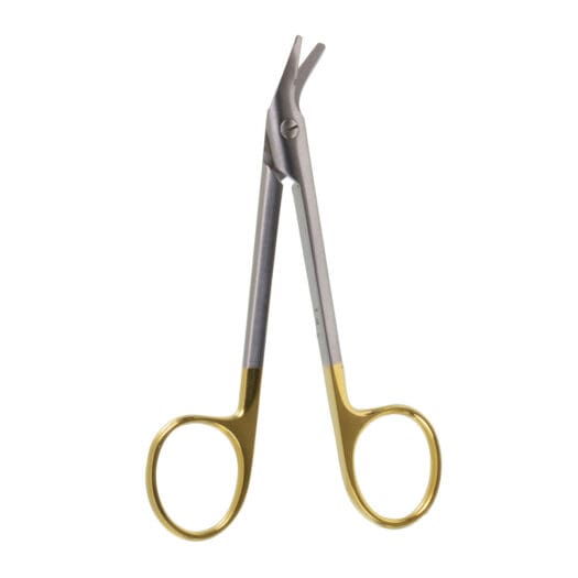 4 3/4" Wire Cutting Scissors - angled serrated "GG" blade - notched ...