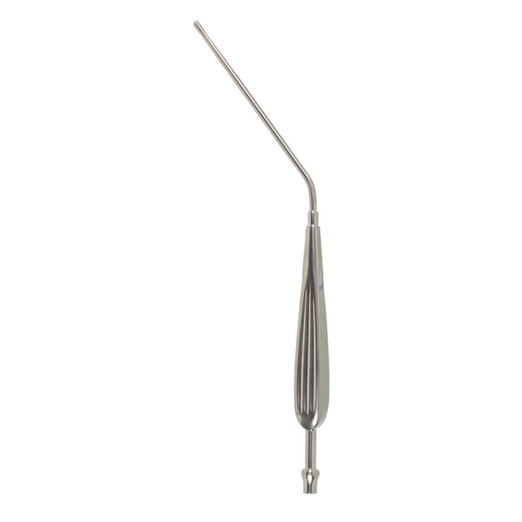 10" Anthony Suction Tube - angled 2mm opening - BOSS Surgical Instruments