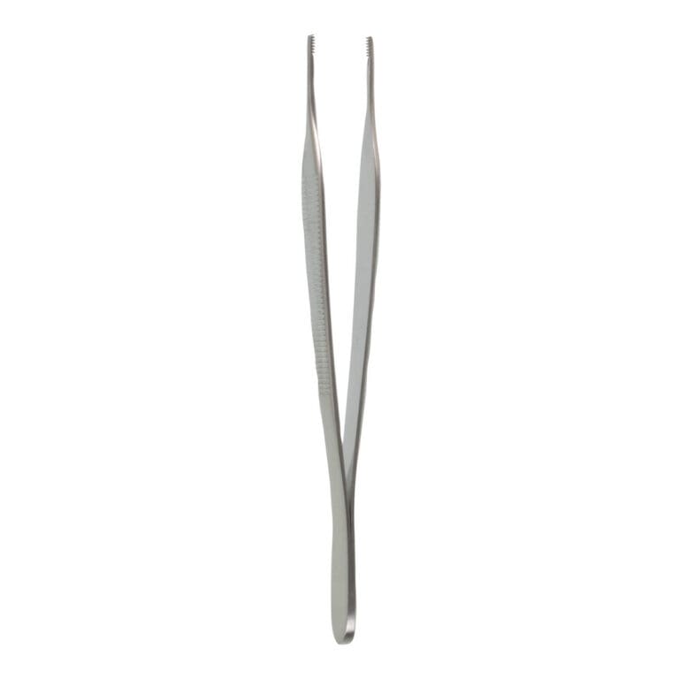 4 3/4" Brown Adson Tissue Forceps - straight - BOSS Surgical Instruments