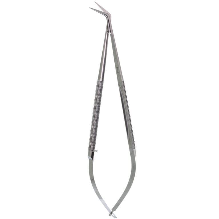 7" Jacobson Micro Scissors - round handle 60° - BOSS Surgical Instruments