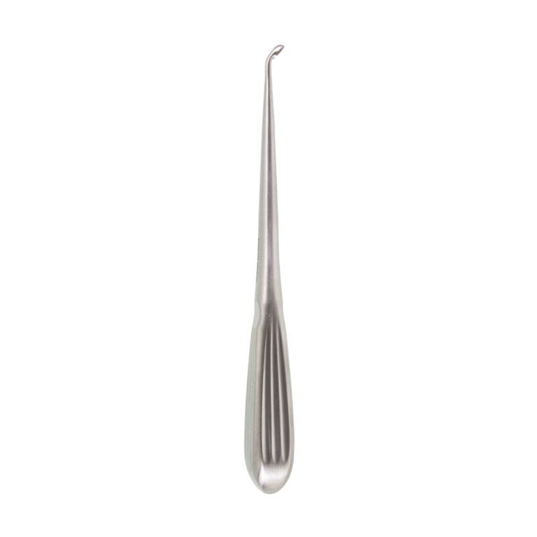 Spinal Fusion Curette - 8" angled size 2 - BOSS Surgical Instruments