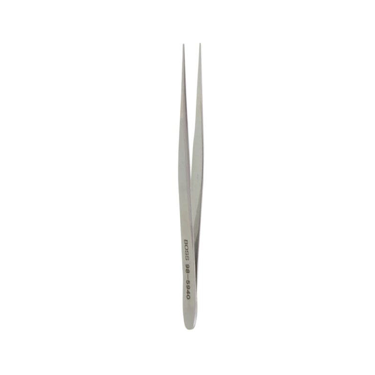 12cm Tissue Forceps - 9mm tip straight - BOSS Surgical Instruments