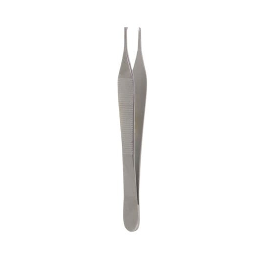 4 3/4" Adson Tissue Forceps - 1x2 teeth serr - BOSS Surgical Instruments