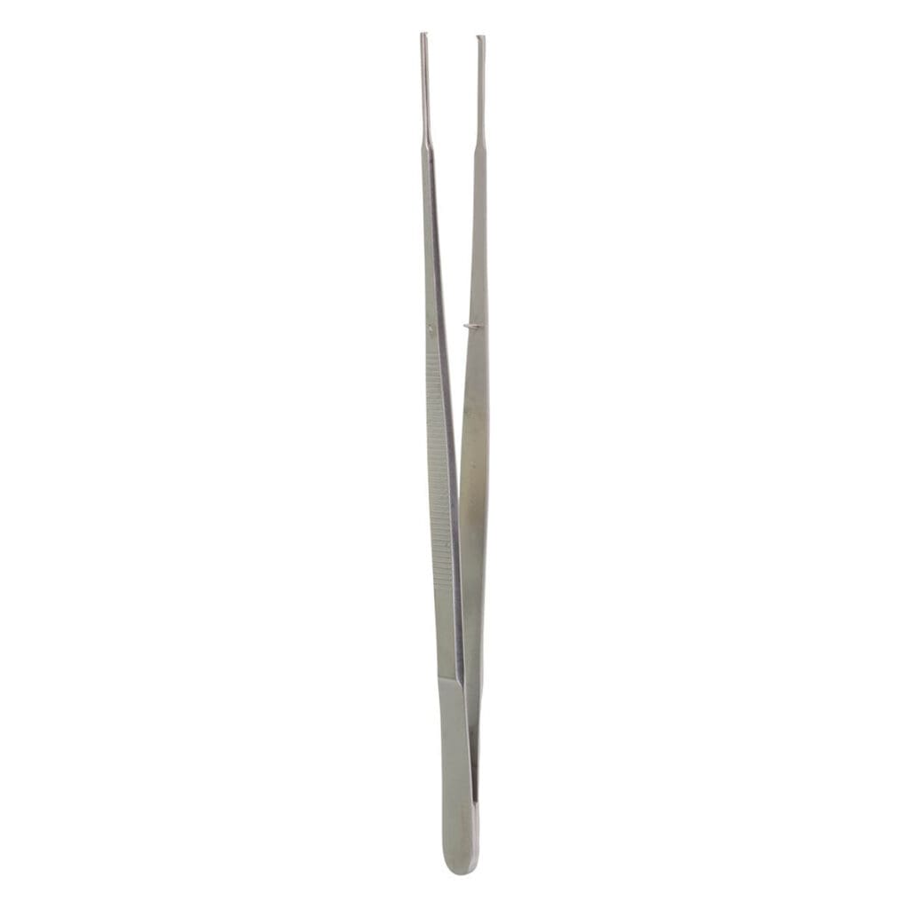 8" Gerald Dressing Forceps - 1x2 teeth - BOSS Surgical Instruments