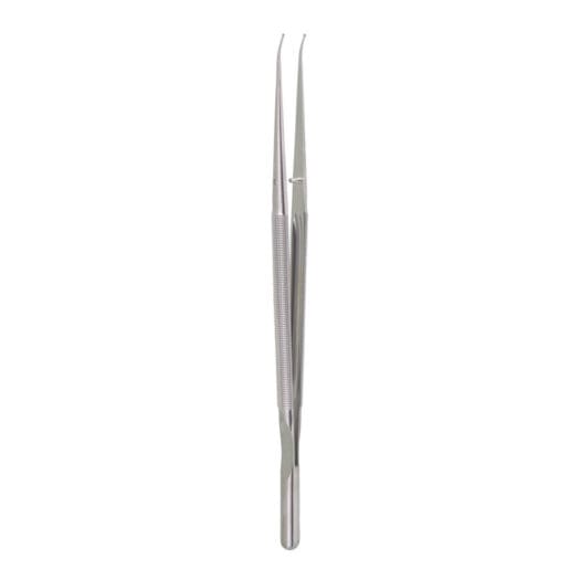 8 1/4" FineTouch Ring Tip Forceps - curved - BOSS Surgical Instruments