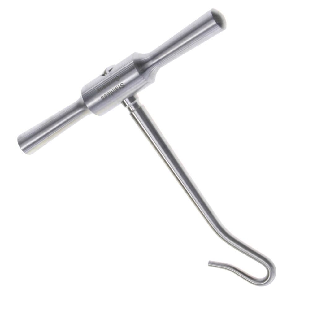 Gigli Saw Handle - solid - BOSS Surgical Instruments