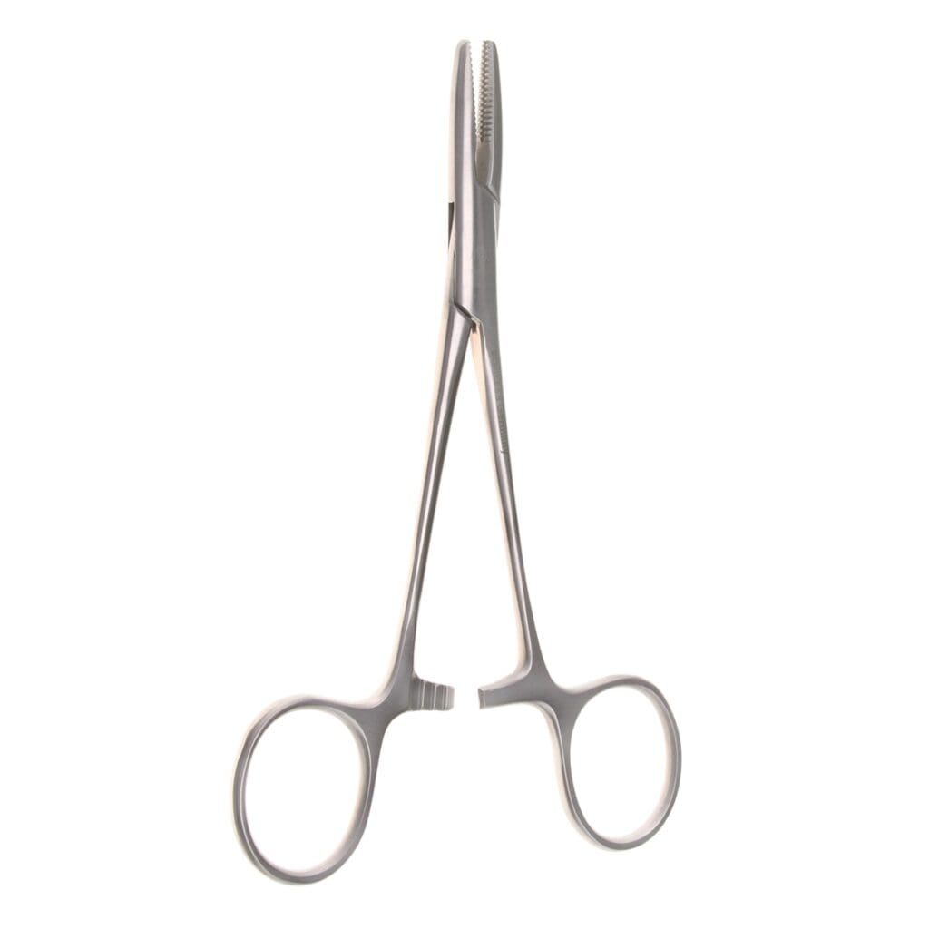 5 3/8" Meniscus Clamp - straight - BOSS Surgical Instruments