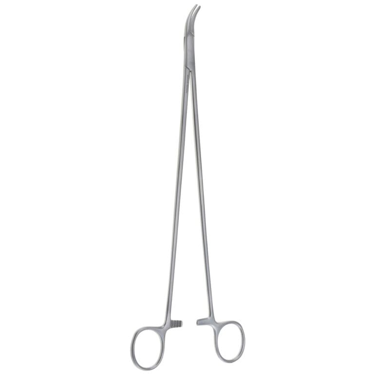 11 3/4" Clark Clamp - curved jaws - BOSS Surgical Instruments