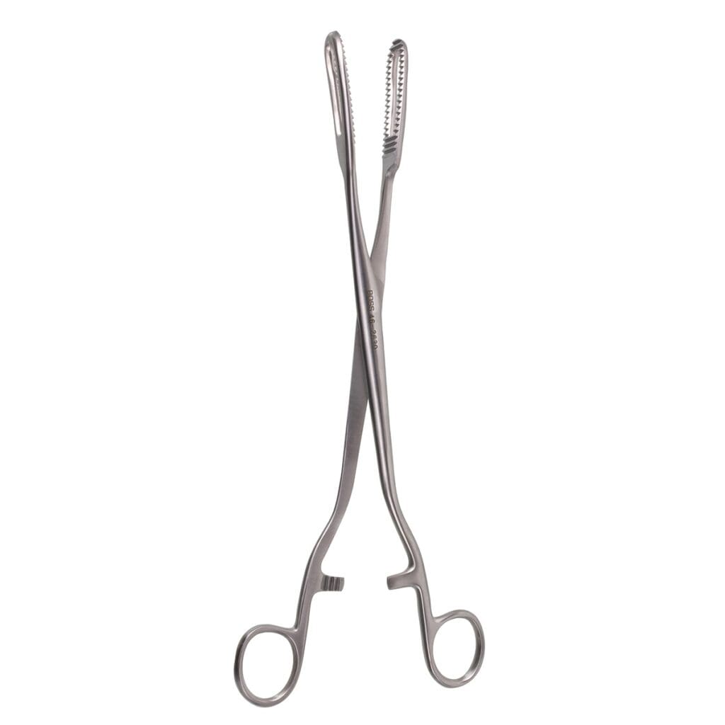 Bierer Ovum Forceps, 16mm jaws, 11" - BOSS Surgical Instruments