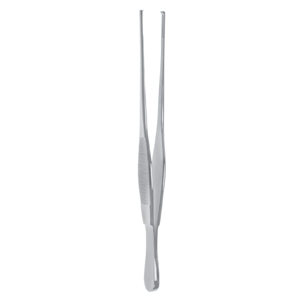 7 1/2" Heaney Tissue Forceps - 1x2 teeth - BOSS Surgical Instruments
