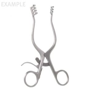 8" Weitlaner Retractor - sharp prong 3x4 - BOSS Surgical Instruments