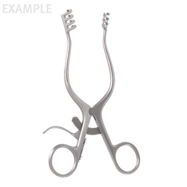9.5" Weitlaner Retractor - blunt prng 3x4 - BOSS Surgical Instruments