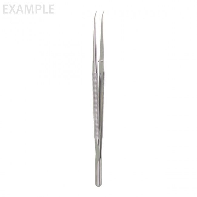 9" FineTouch Ring Tip Forceps - curved - BOSS Surgical Instruments