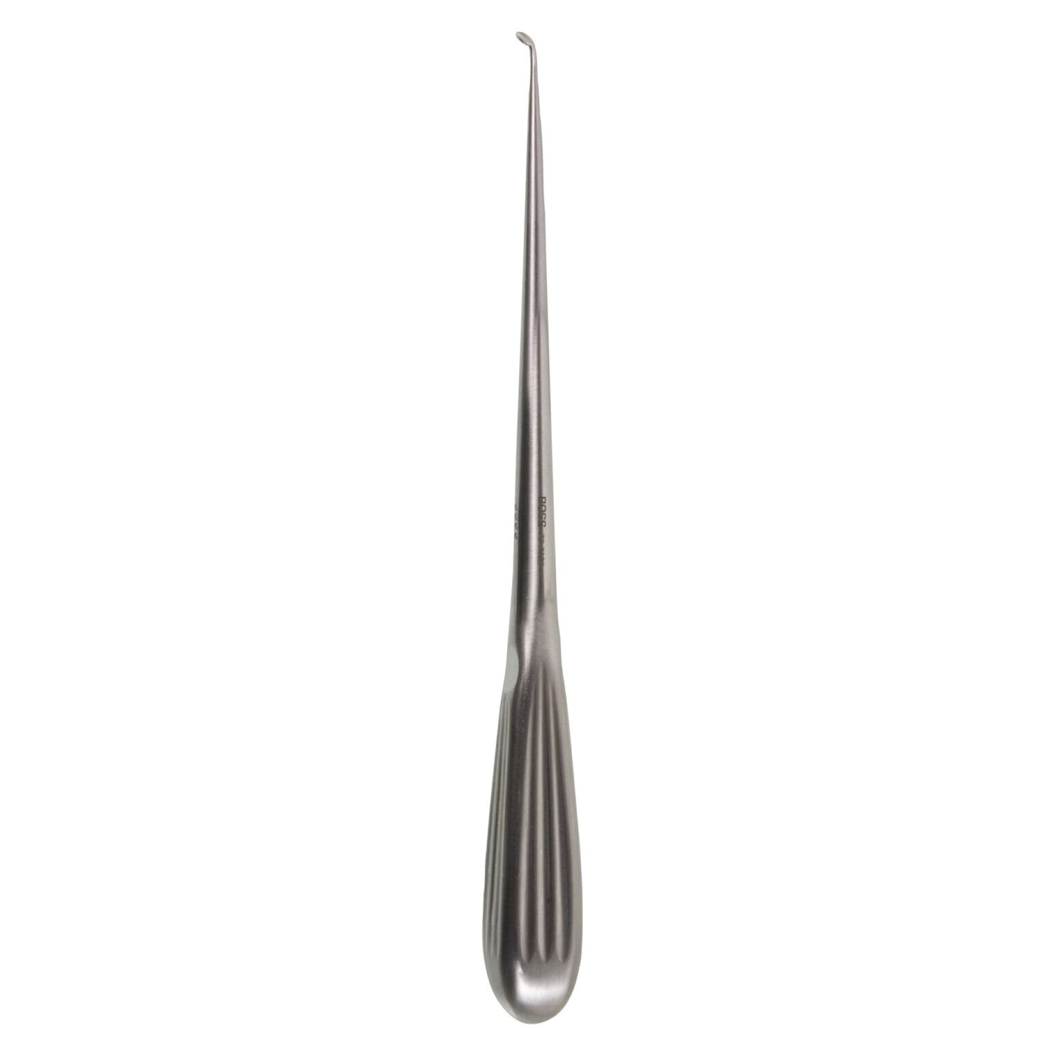 9" Spinal Fusion Curette - angled size 0000 - BOSS Surgical Instruments