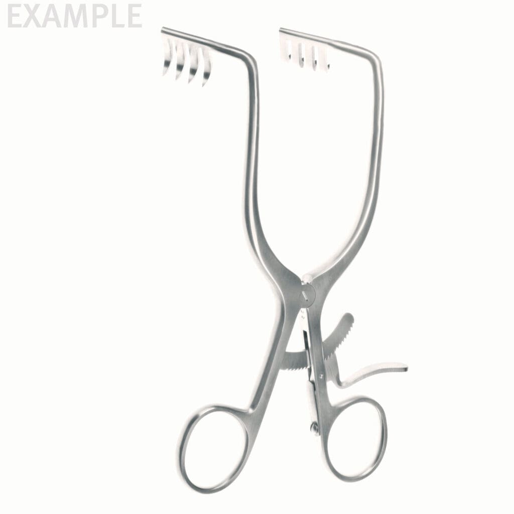 Adson Cerebellum Retractor, 7-1/2", angled 90°, blunt - BOSS Surgical Instruments
