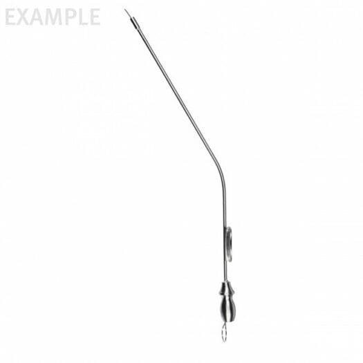 Atraumatic Tip Suction Tube - angled 8cm 7fr - BOSS Surgical Instruments
