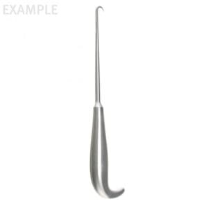 9" Bone Hook - medium 11 x 22mm - BOSS Surgical Instruments