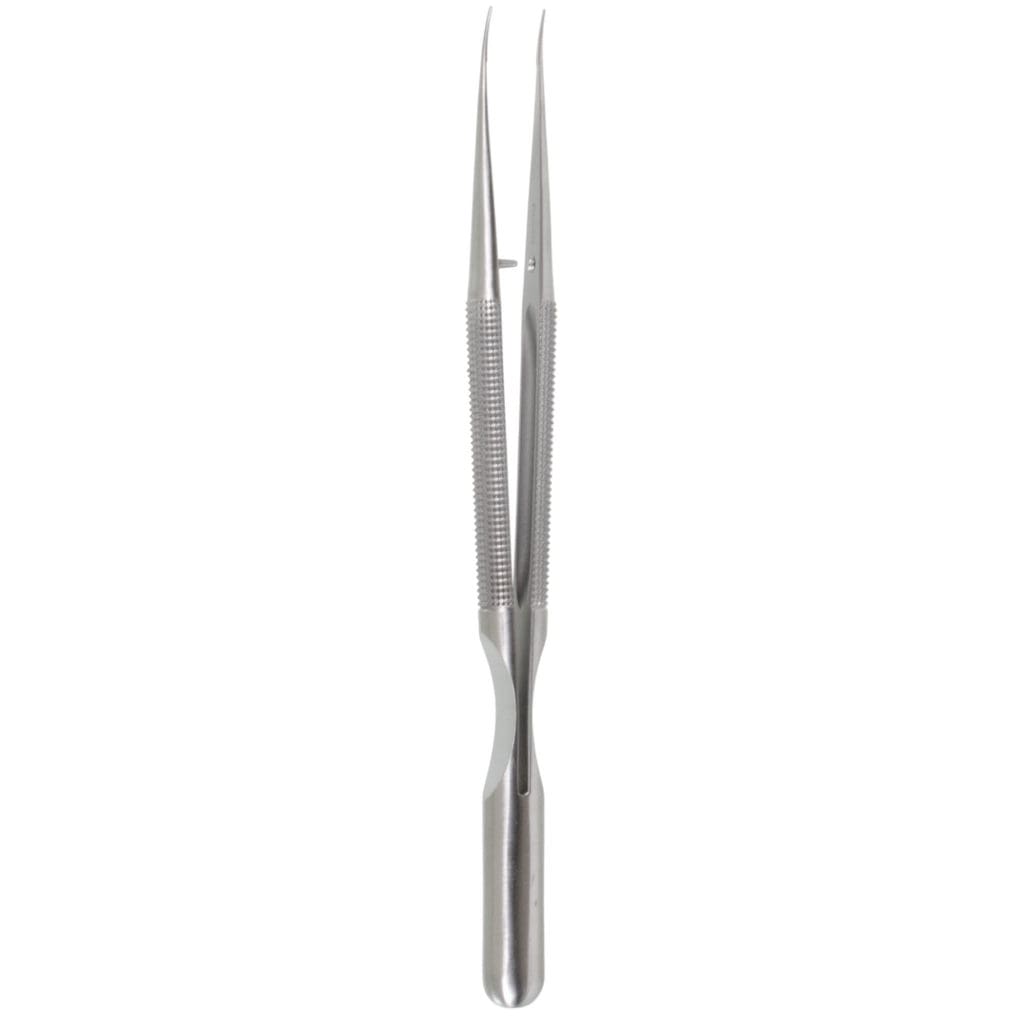 Micro Forceps, 8mm round handle, curved tip, 5 7/8" - BOSS Surgical ...