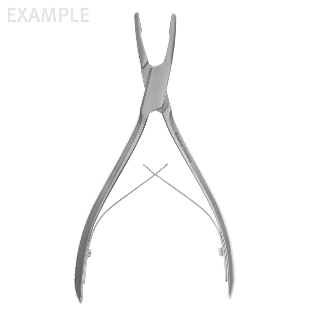 Jansen Bone Rongeur, 4mm jaw, curved, 7" - BOSS Surgical Instruments