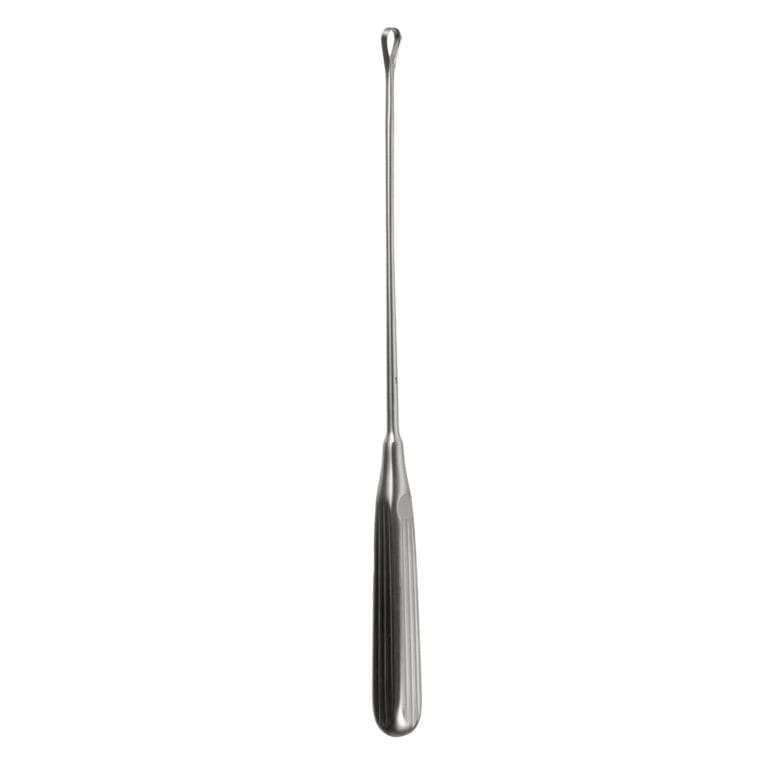 11" Sims Uterine Curette - sharp mall #1 - BOSS Surgical Instruments