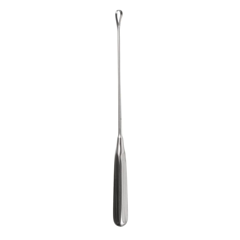11" Sims Uterine Curette - sharp mall #4 - BOSS Surgical Instruments