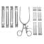 Henley Retractor Set - complete Includes 4 ctr blades and 3 pr of sides ...