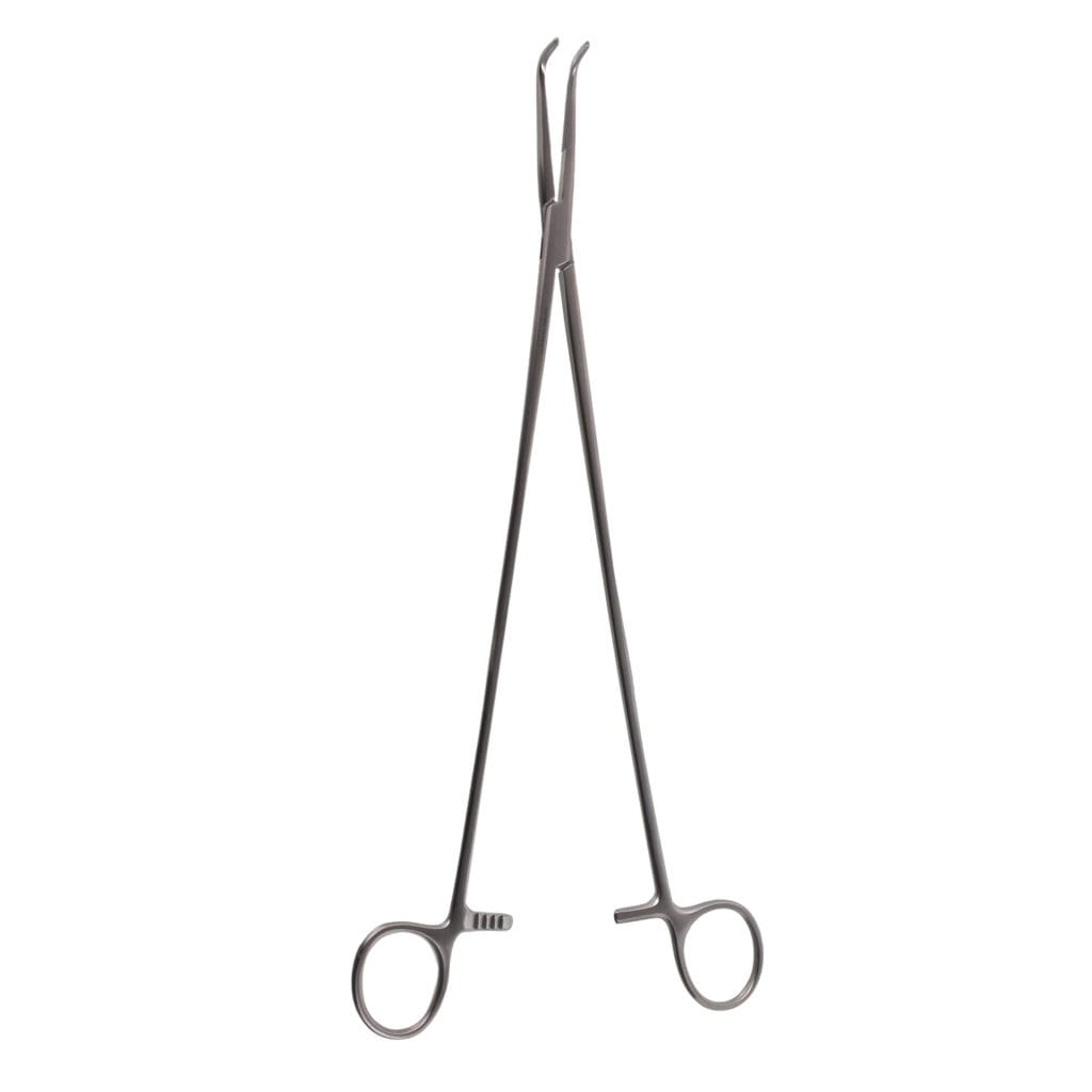 Kantrowitz Forceps, angled jaws, 12" - BOSS Surgical Instruments