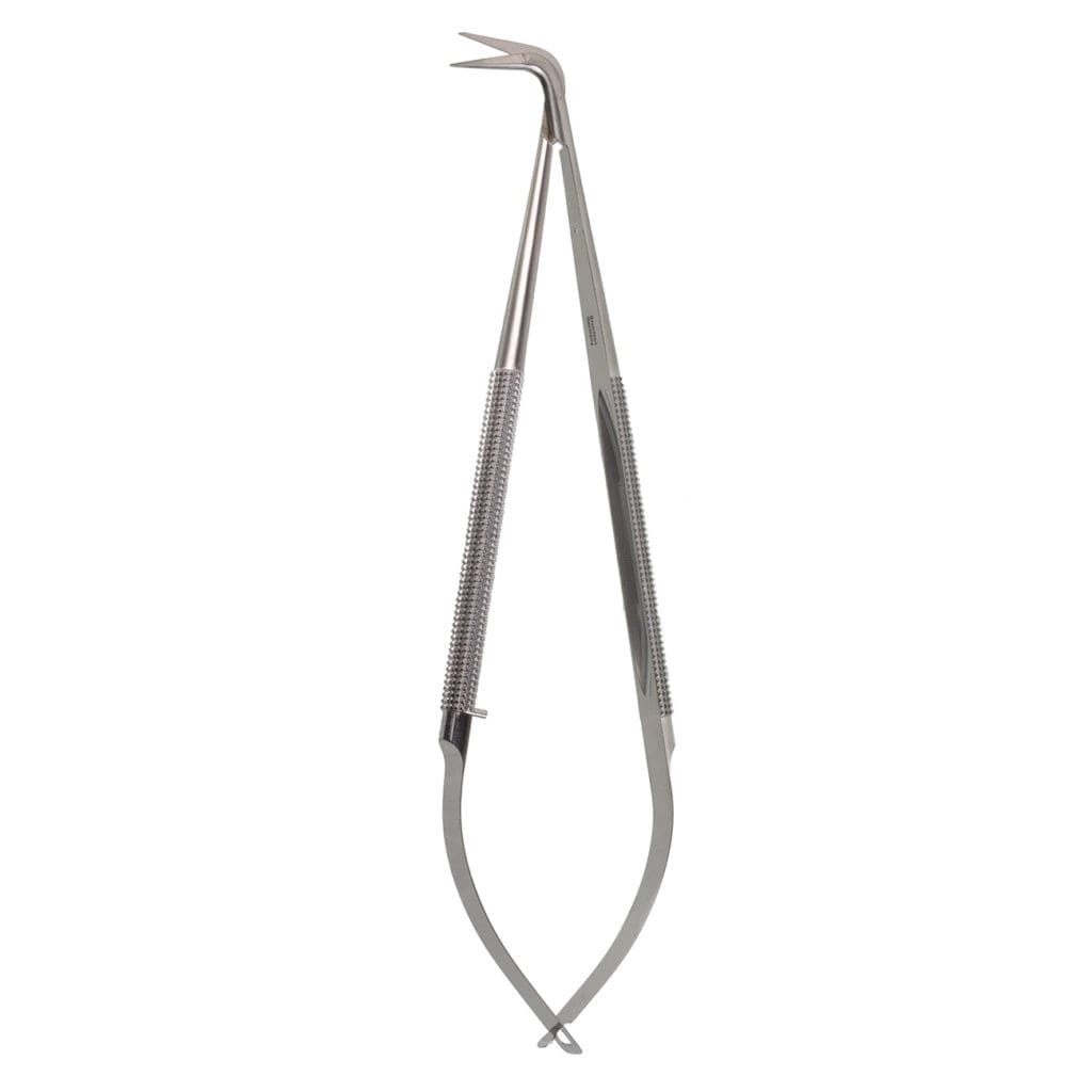 7" Jacobson Micro Scissors - round handle 90° - BOSS Surgical Instruments