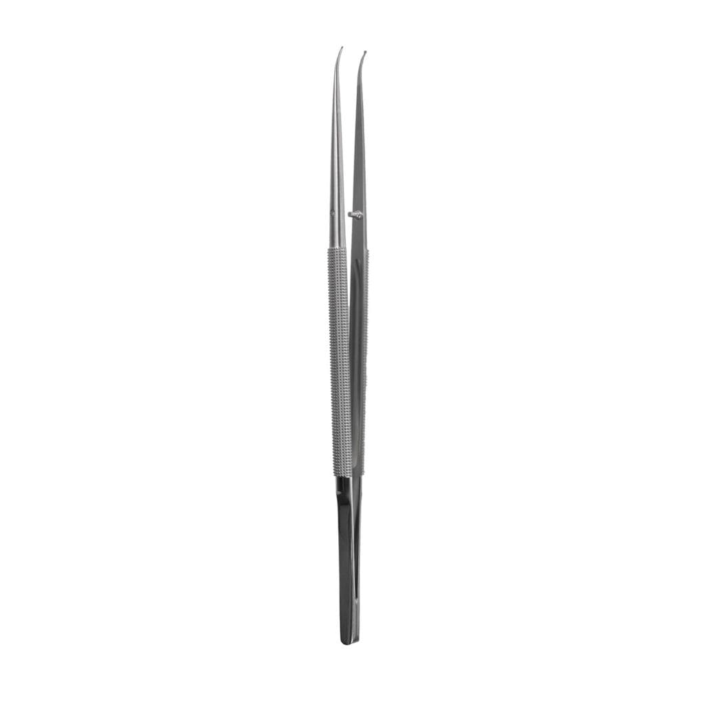 8 1/4" FineTouch Ring Tip Forceps - curved lightweight - BOSS Surgical ...