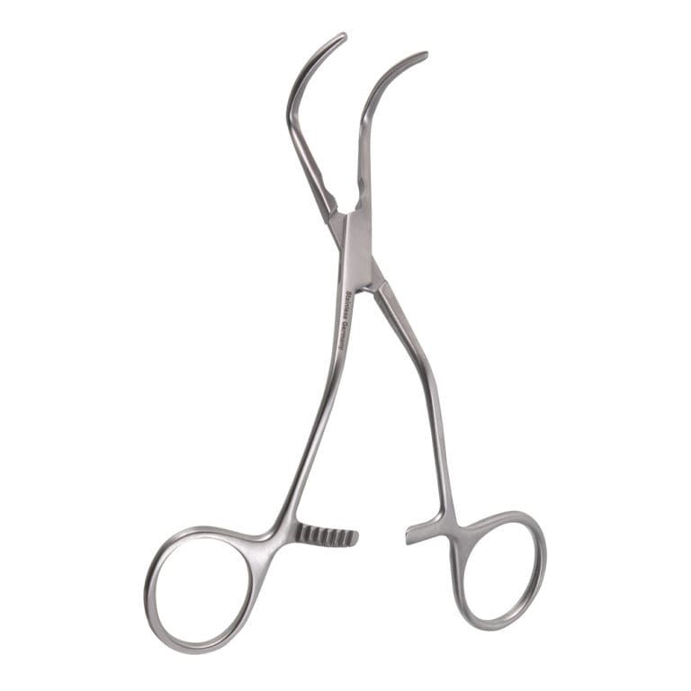 5.5" Gregory Femoral Artery Clamp Curved Right - BOSS Surgical Instruments