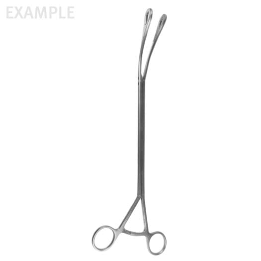 13-1/2" VATS Foerster Forceps - 10mm shaft 20mm Oval Jaws - BOSS ...