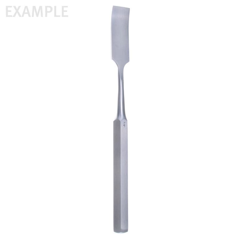 Hibbs Osteotome - 9 1/2" curved 1 1/2" wide - BOSS Surgical Instruments