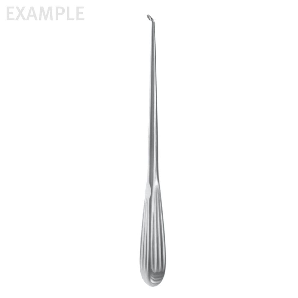 Spinal Fusion Curette - 40 angled Flat Back 1-0 - BOSS Surgical Instruments