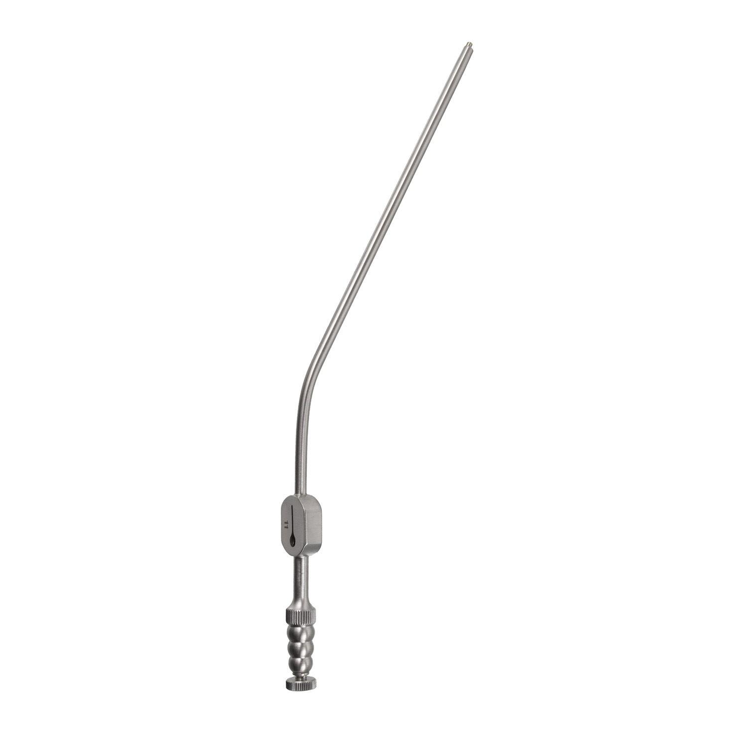Raindrop Suction Tube - 11fr tapered angled W/L 5" | | BOSS Instruments