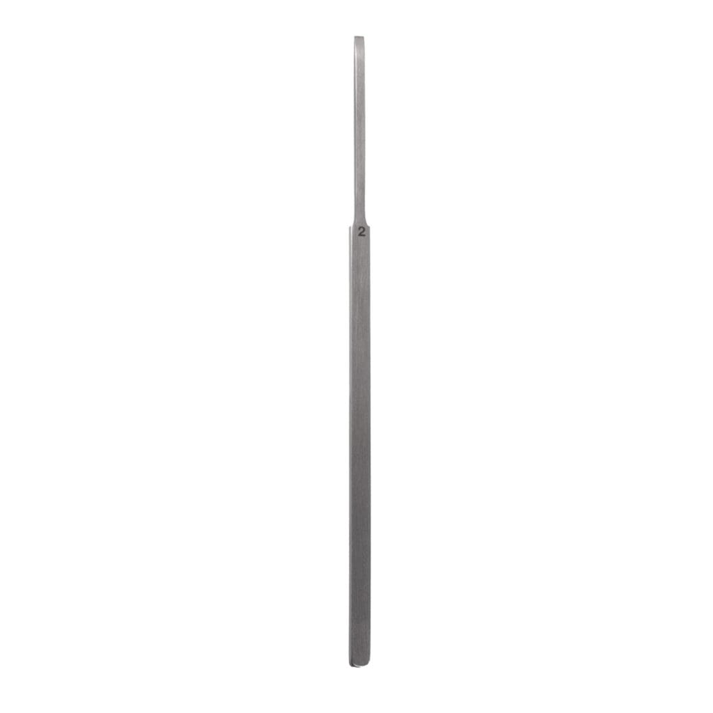 5 1/8" Swiss Osteotome straight 2mm edge - BOSS Surgical Instruments
