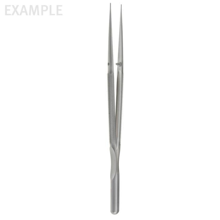 15cm Pierse Forceps - round handle 8mm diameter .3mm Tips - BOSS ...