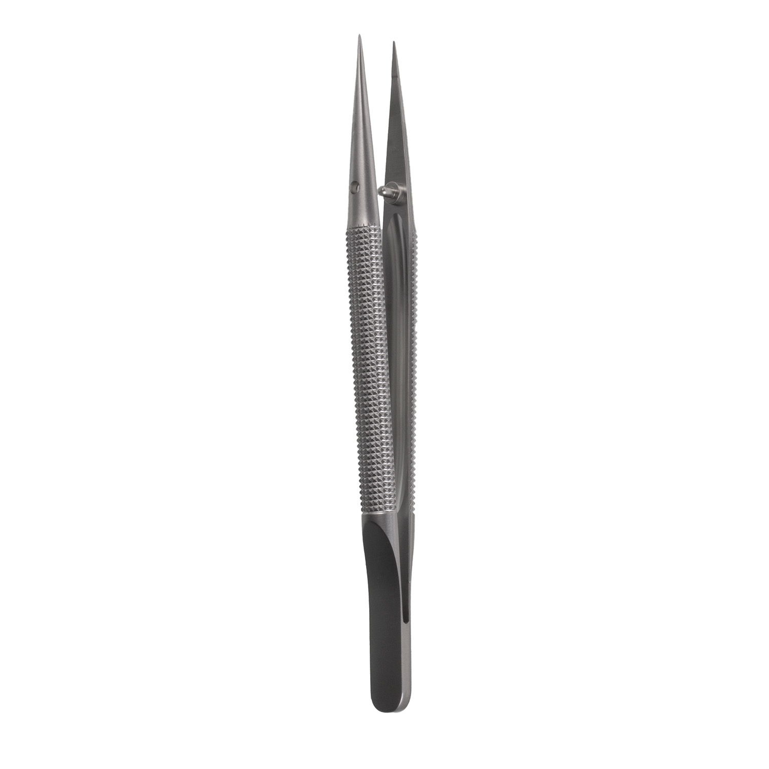 Micro Forceps, 8mm diameter round handle, straight tip, 4 3/4 ...