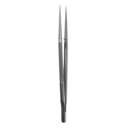 Micro Forceps, 8mm round handle, straight tip, 7" - BOSS Surgical ...